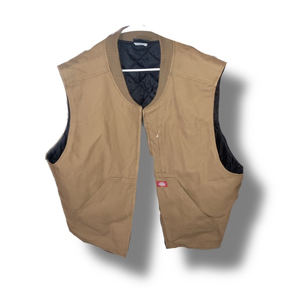 Carhartt | Jackets & Coats | Vintage Dickies Vest Brown | Poshmark